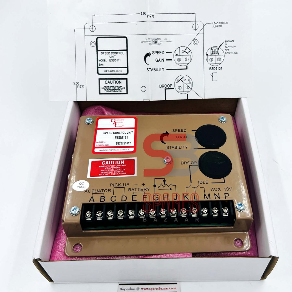 ESD5111 GAC SPEED CONTROL UNIT – Spares Bazaar
